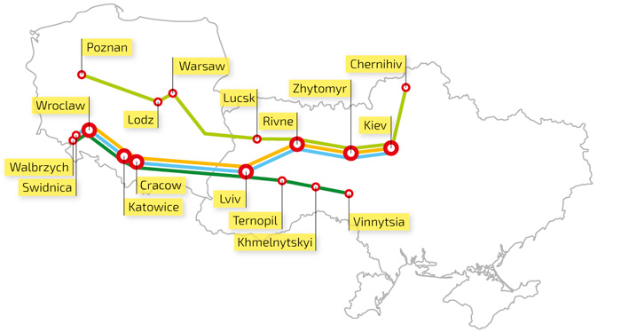 Bus transport Poland - Ukraine | Tytuł strony